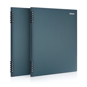 oxford stone paper notebook, 8-1/2″ x 11″, blue cover, 60 sheets, 2 pack (161646)