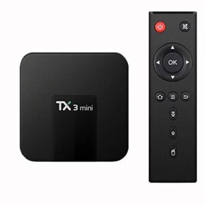 tx3 mini pro android 10.0 tv box quad core 2gb ram 16gb rom 2.4g/5.8g dual band wifi bluetooth 4.2 4k smart android media player