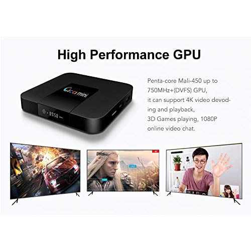 TX3 Mini Pro Android 10.0 TV Box Quad Core 2GB RAM 16GB ROM 2.4G/5.8G Dual Band WiFi Bluetooth 4.2 4K Smart Android Media Player