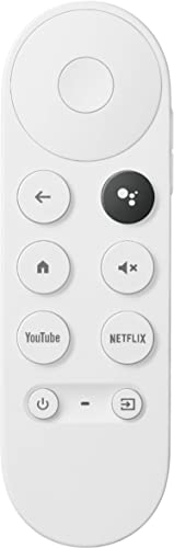 Google Chromecast with Google TV - Streaming Entertainment with Voice Search - Watch Movies, Shows, and Live TV in 4K HDR Streaming Media Player - Includes Pouch and Cleaning Cloth - Snow