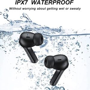 VANZO Wireless Bluetooth Earbuds, True Wireless Stereo Headsets in-Ear, 30H Playtime & Wireless Charging Case, Built-in Mic Earphones Premium Sound, Touch Control, IPX5 Waterproof Sport Headphones