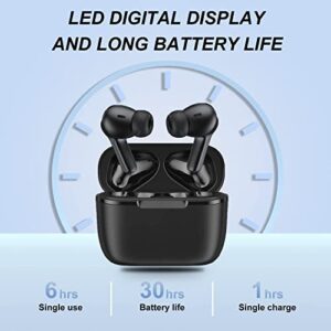 VANZO Wireless Bluetooth Earbuds, True Wireless Stereo Headsets in-Ear, 30H Playtime & Wireless Charging Case, Built-in Mic Earphones Premium Sound, Touch Control, IPX5 Waterproof Sport Headphones