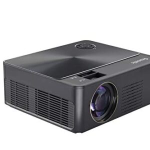 8500 Lumens Native1080p Projector, Gzunelic Home Theater Full HD Projector,80,000 Hours LED Lamp Video Proyector Built in 2 HI-FI Stereo Speakers with 2 HDMI USB AV VGA Audio Connections