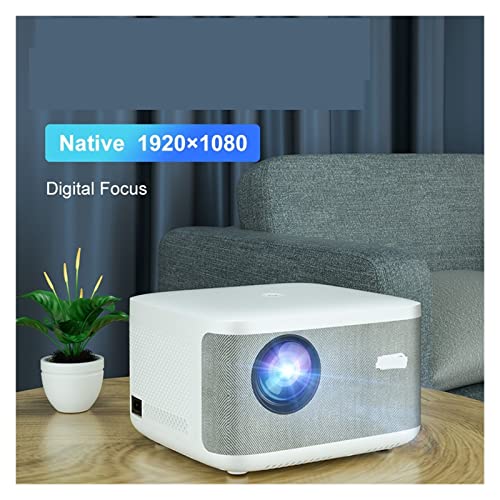 Digital Focus Smart Android WiFi Full HD 1920 * 1080P LED Projector Video Projector Home Theater LCD Laser (Color : A20 add air Mouse)