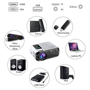 Thick Projector LED Mini Micro Portable Video Projector with USB for Game Movie Cinema Home Theater