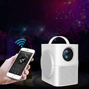 Thick Led Projector 3000 Lumens Bluetooth -Compatible USB 1080p Portable Cinema Beamer