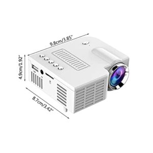 KXDFDC Mini Projector, Portable Projector, Full Supported, Wireless Screen Mirroring