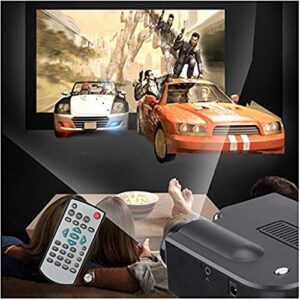 KXDFDC Mini Projector, Projector with Synchronize Smart Phone Screen,Portable Mini Projector Home Cinema Cinema