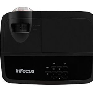 InFocus IN124STa XGA Short Throw Projector, 3300 Lumens, HDMI, LAN, Wireless-ready