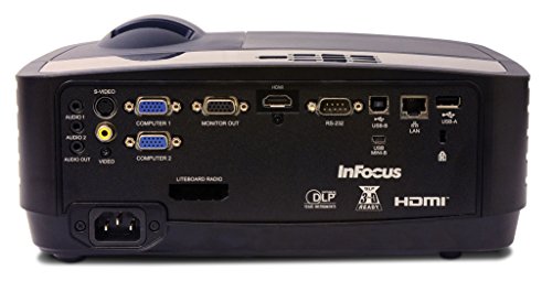 InFocus IN124STa XGA Short Throw Projector, 3300 Lumens, HDMI, LAN, Wireless-ready