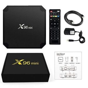 x96 mini android 7.1 tv box 1gb 8gb amlogic s905w quad core support 2.4g wifi h.265 x96mini media player