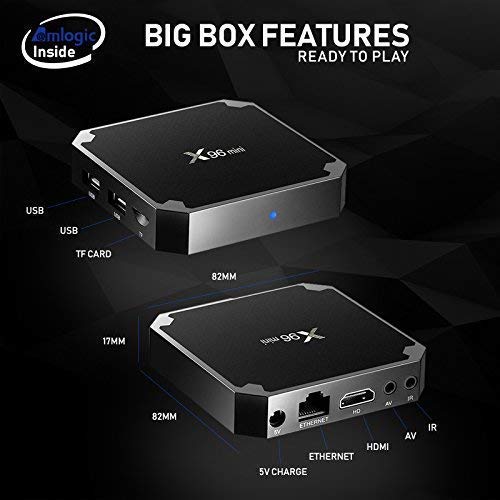 X96 Mini Android 7.1 TV BOX 1GB 8GB AMLOGIC S905W QUAD CORE SUPPORT 2.4G WIFI H.265 X96MINI MEDIA PLAYER