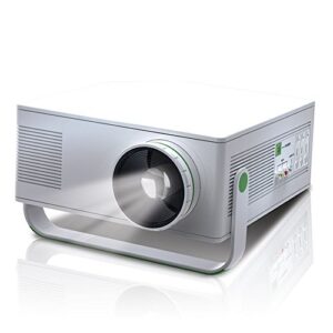 the black series portable entertainment projector – 120″