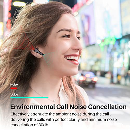 TOZO T9 True Wireless Earbuds Environmental Noise Cancellation 4 Mic Call Noise Cancelling & TOZO S2 44mm 2023 Smart Watch Alexa Built-in Fitness Tracker