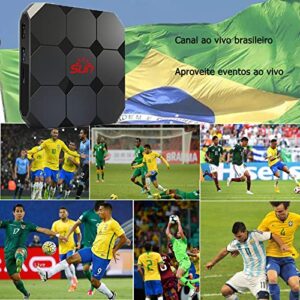 DREAMOSA IPTV Box 10000 4K Videos from Brazil Arabic India Asia Europe Movies News Cartoon VIP 2GB RAM 16GB ROM 10x10x1cm SUN SUN