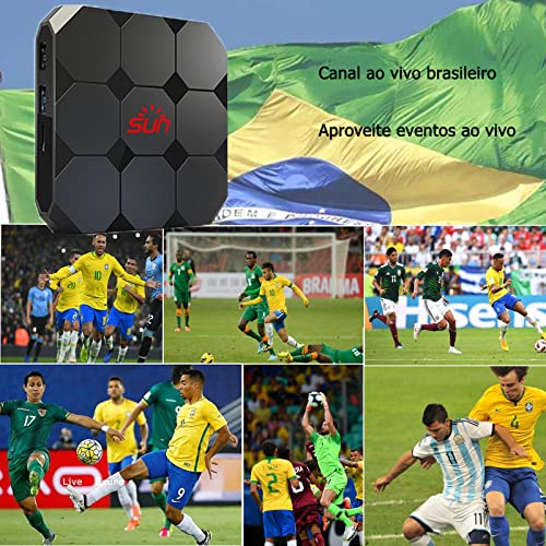 DREAMOSA IPTV Box 10000 4K Videos from Brazil Arabic India Asia Europe Movies News Cartoon VIP 2GB RAM 16GB ROM 10x10x1cm SUN SUN