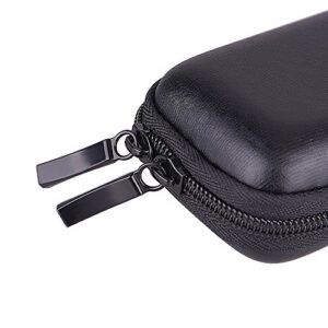 KUUQA Black Hard Pencil Case EVA Hard Shell Pen Case Holder for Executive Fountain Pen and Stylus Touch Pen