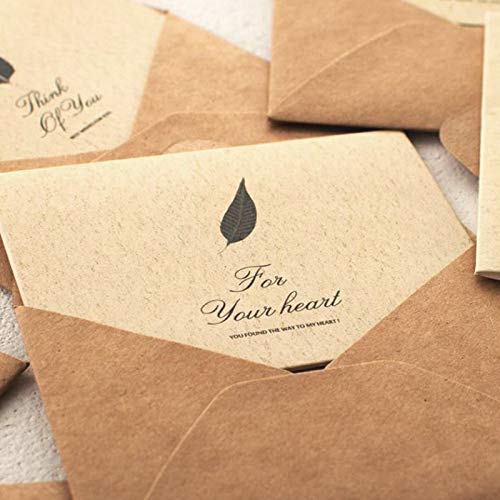 100 Pack Invitation Envelopes-A7 Brown Kraft Invitation Envelopes Used for 5x7 Cards Used for Weddings,Invitations, Baby shower, Office