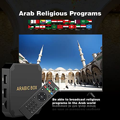 BOMIX 2023 Arabic TV Box Arabic Box with Thousands of Shows in HDR Image Quality in Portable Box with 64bit ARM