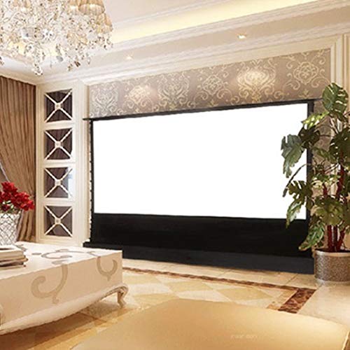 XXXDXDP 4K 16:9 Electric Motorized Floor Rising Projector Projection Screen Black Crystal ALR Screen for Long Throw Projector ( Size : 120 inch 133 inch )