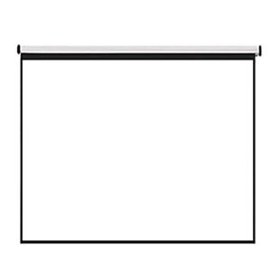 BBSJ 72inch 4:3 Wall Mounted Matte White Projection Pull Down Screen Canvas LED Projector Screen for Home Theater Office