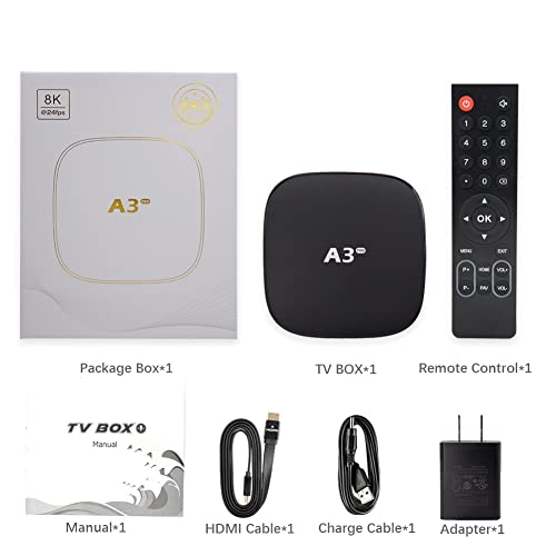 2023 A3 Pro II Chinese TV Box 最新三代 双核双频高配 中港台300+频道直播点播免费看 Massive Movies& TV Series Small but Powerful