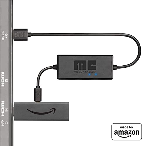 Fire TV Stick with Alexa Voice Remote Bundle. Includes Fire TV Stick with Alexa Voice Remote (includes TV controls), HD streaming device & Made For Amazon USB Power Cable