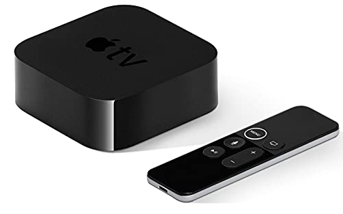 Apple TV 32GB 1080p HD Streaming Media Player with Dolby Digital and Voice Search by Asking The Siri Remote (4th Generation), Black (Renewed)