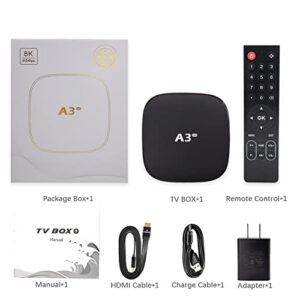 A3 Pro Chinese TV 2023 中文电视盒子 A3升级版 IPTV China/Hongkong/Taiwan Channel 精心挑选的影视剧集 More HD/Clear& Stable Android Box