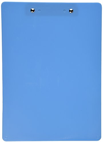 Officemate Plastic Clipboard, Letter Size, Arctic Blue (83048)