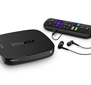 Roku 4661RW Ultra Streaming Player, 2018 with JBL Headphones