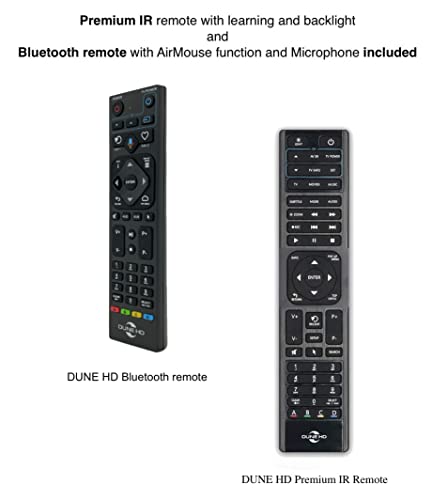 Dune HD Ultra Vision 4K | D Vision | HDR 10+ | Ultra HD | High-End Full Size Media Player and Android Smart TV Box | RTD1619 RD | ES9038PRO DAC, 2X HDD Rack, WiFi, BT, MKV, H.265, 4Kp60