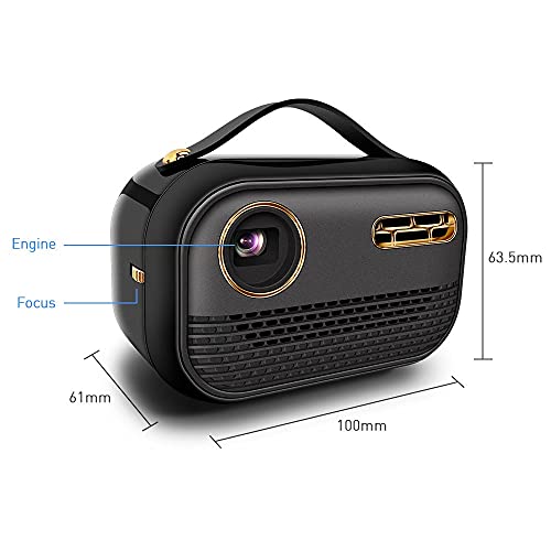 VIBY Mini DLP Projector Portable Outdoor Movie Home Cinema for Smartphone