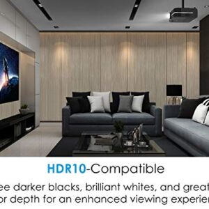 Optoma UHD51A 4K UHD Smart Home Theater Projector, Works with Amazon Alexa & Google Assistant