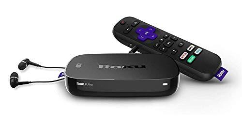 Roku Ultra Streaming Media Player 4K/HD/HDR | Premium JBL Headphones | Enhanced Voice Remote with TV Controls and Shortcuts | HDMI, Ethernet, and Micro SD Ports | 4K HDMI Cable Bundle