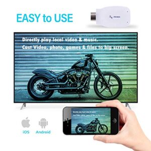 EZCast 2.4G WiFi Display Dongle, 1080P HDMI Streaming Video Receiver for TV/Projector/Monitor/HDMI Device, Compatible with iOS/Android/Windows, Support Miracast/DLNA/Airplay