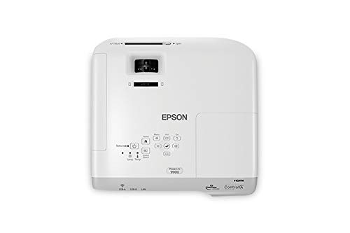 Epson PowerLite 990U WUXGA 3LCD Projector with 1.6X Optical Zoom and Enhanced Wireless Display Technology