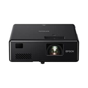 Epson EpiqVision Mini EF11 Laser Projector, 3LCD, Portable, Full HD 1080p, 1000 lumens Color Brightness and White Brightness, Compatible with Roku, FireTV, Chromecast, Playstation, Xbox