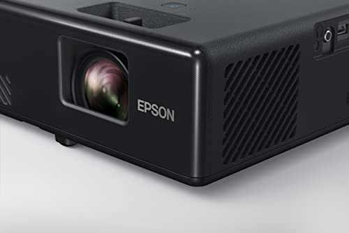 Epson EpiqVision Mini EF11 Laser Projector, 3LCD, Portable, Full HD 1080p, 1000 lumens Color Brightness and White Brightness, Compatible with Roku, FireTV, Chromecast, Playstation, Xbox