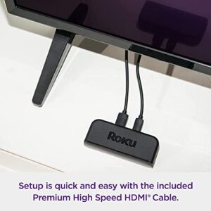 Roku Premiere Streaming Media Player HD/4K/HDR Simple Remote and Premium HDMI Cable, Black & Bundle Swanky Cables HDMI Cable, 3920R