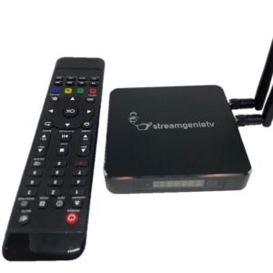 StreamGenie TV Stream Box by FreeStream, with Dual WiFi Antenna and Remote