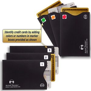 18 RFID Blocking Sleeves (14 Credit Card Holders & 4 Passport Protectors) Ultimate Premium Identity Theft Protection Sleeve Set for Men & Women. Smart Slim Design perfectly fits Wallet/Purse