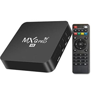 MXQ Pro 5G Android 10.1 TV Box, 4K MXQ Pro 5G WiFi Quad Core 3D Media Player 2+16GB Home Media Player