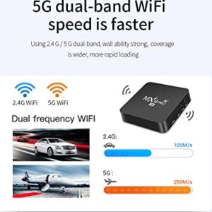 MXQ Pro 5G Android 10.1 TV Box, 4K MXQ Pro 5G WiFi Quad Core 3D Media Player 2+16GB Home Media Player