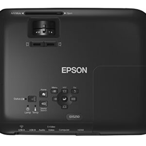 Epson EX5250 Pro Wireless, XGA, 3600 Lumens Color Brightness, 3600 Lumens White Brightness, 3LCD Projector