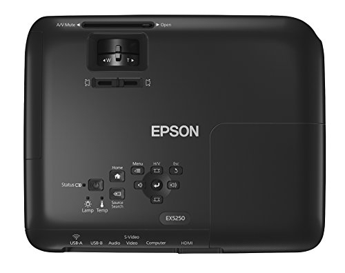 Epson EX5250 Pro Wireless, XGA, 3600 Lumens Color Brightness, 3600 Lumens White Brightness, 3LCD Projector