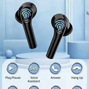 Wireless Ear buds Bluetooth 5.3 in-Ear Earbuds Noise Cancelling 2023 NEW Wireless Headphones LED Power Display IPX6 Waterproof Stereo MINI Bluetooth Earphones with Microphone 36H Battery for Sports