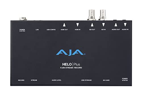 Aja HELO Plus H.264/MPEG-4 HD/SD Recorder and Streaming Appliance