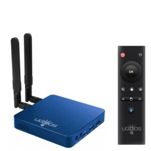 ugoos ut8 pro tv box android 11 ddr4 8gb ram 64gb rom rk3568 wifi 6 1000m lan bt5.0 usb 3.0 set top box 4k 60fps hdr box