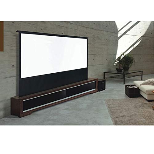 IULJH 92 inch 16:9 Floor Rising Electric Anti Light Motorized Projection Screen for Short Throw Projector